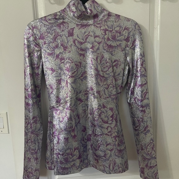 Paco Rabanne | Tops | Paco Rabanne Metallic Top | Poshmark